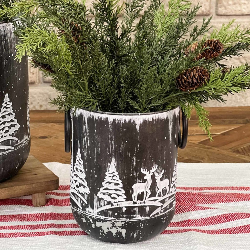 Winter Buckets w/ Side Handles - Set/2 - Piper Classics