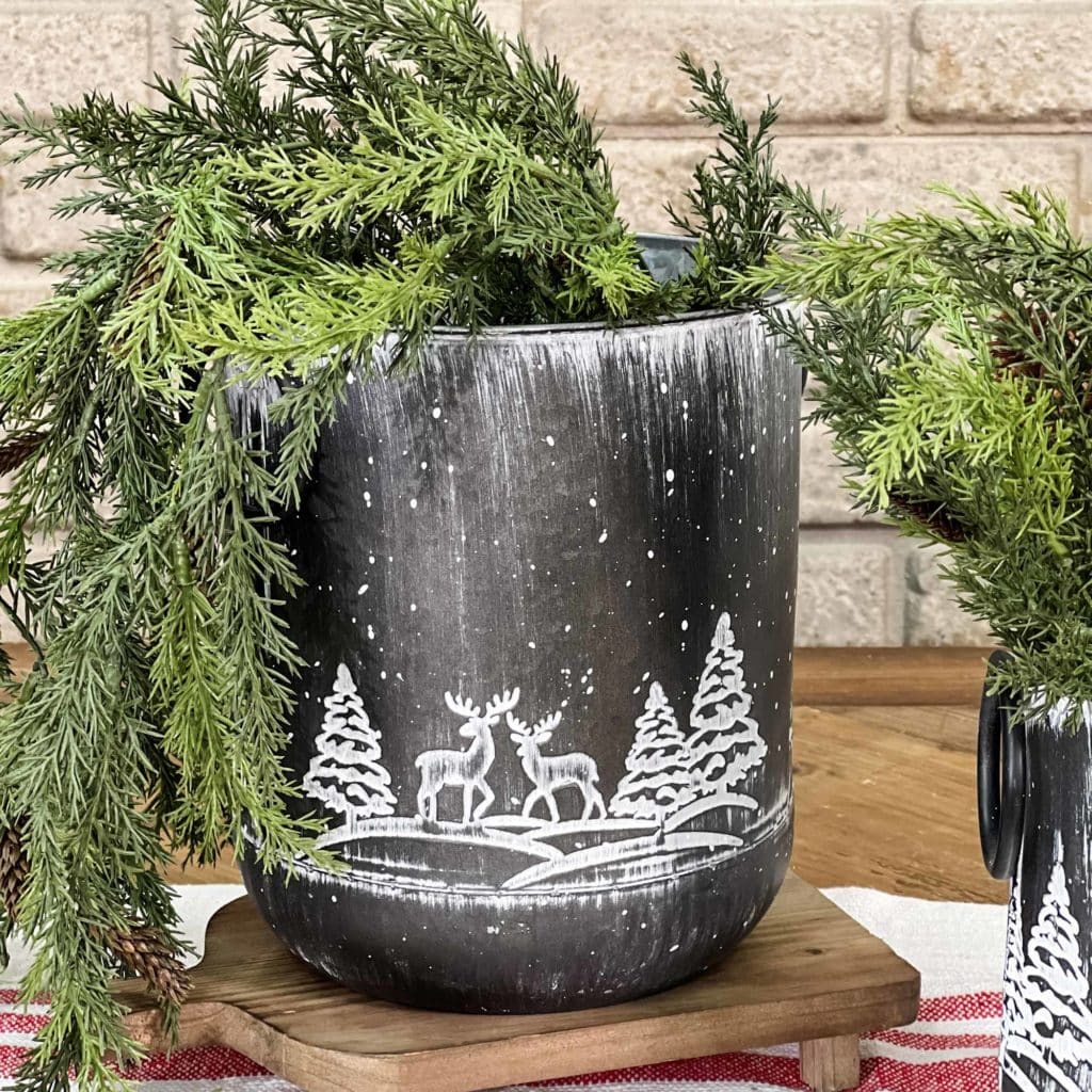 Winter Buckets w/ Side Handles - Set/2 - Piper Classics