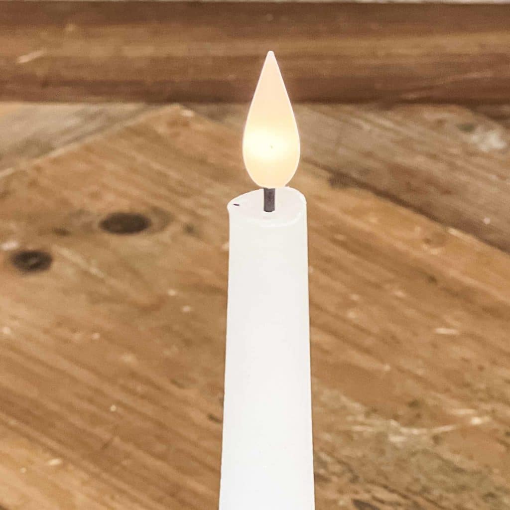 Ivory LED Taper Candle - Piper Classics