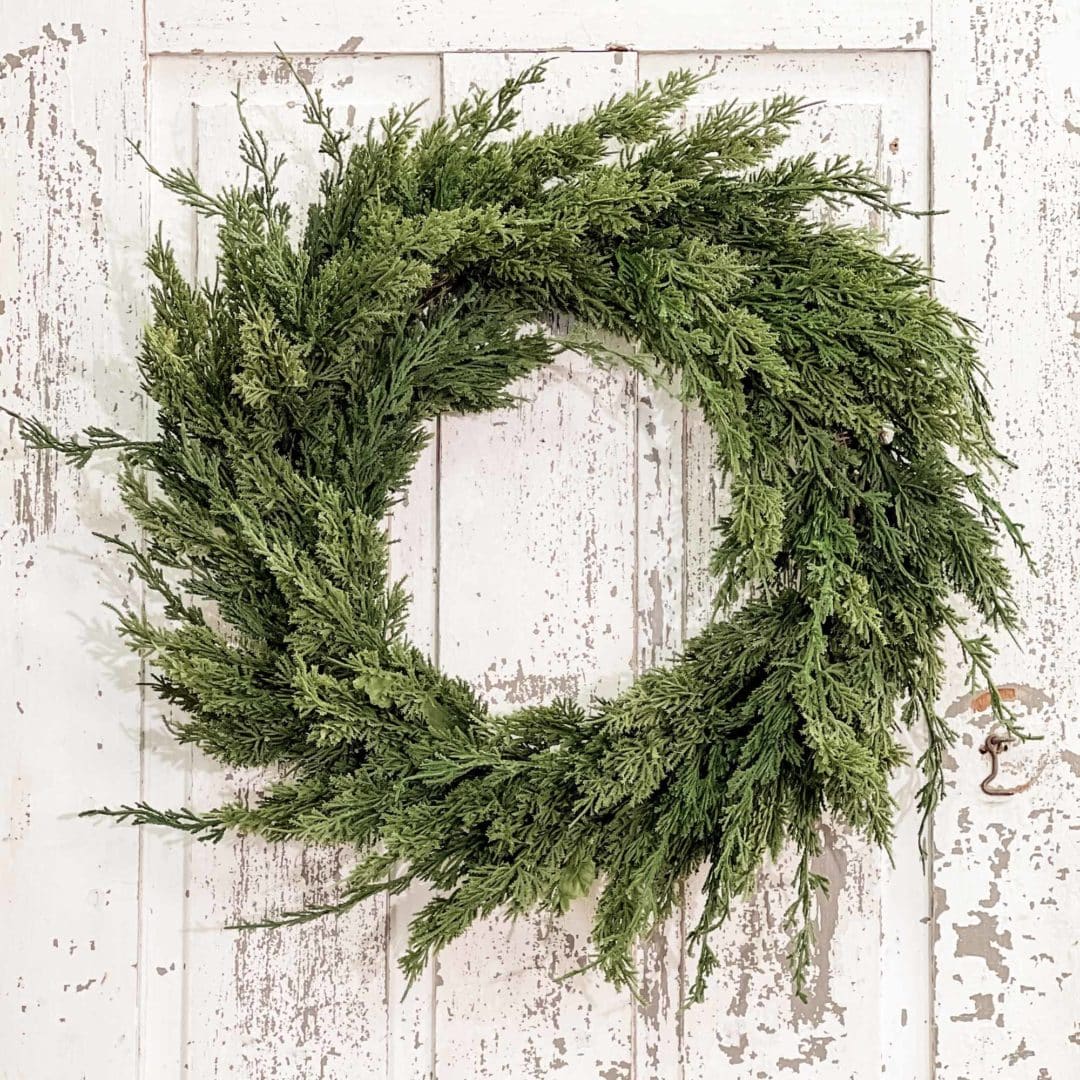 Real Touch Cedar Wreath - Piper Classics