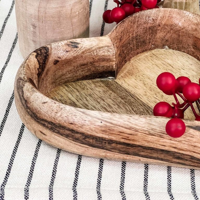 Wooden Heart Tray - Piper Classics