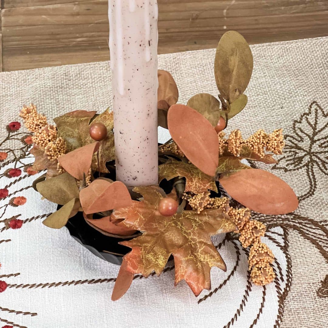 Maple & Fern Mini Candle Ring - Piper Classics