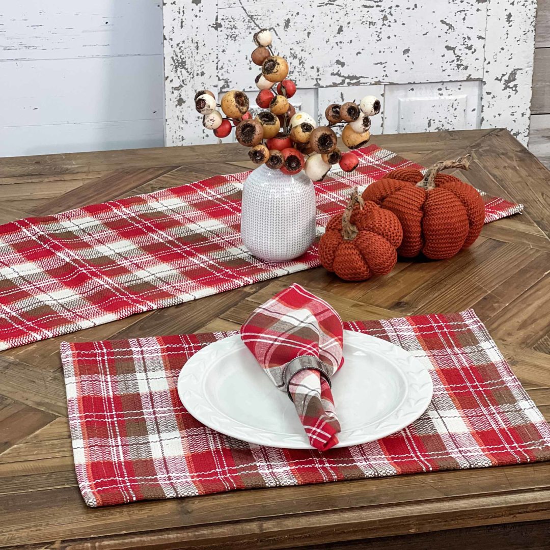 Fireside Plaid Placemat - Piper Classics