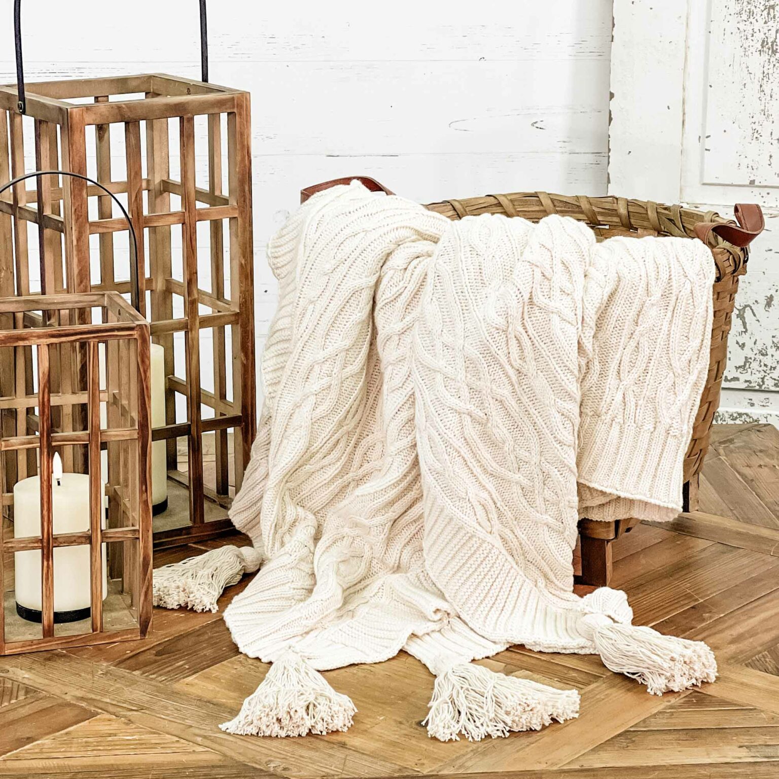 Country Home Decor | Sturbridge Black Throw
