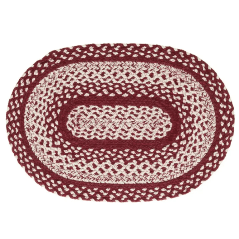 Country Style Braided Jute Rugs - Cortland