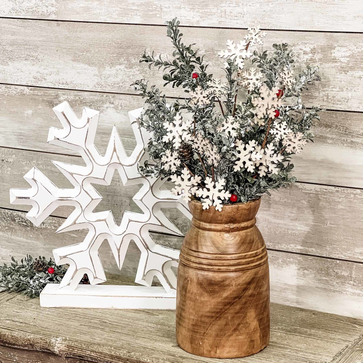 Wooden Snowflake Pick - Piper Classics