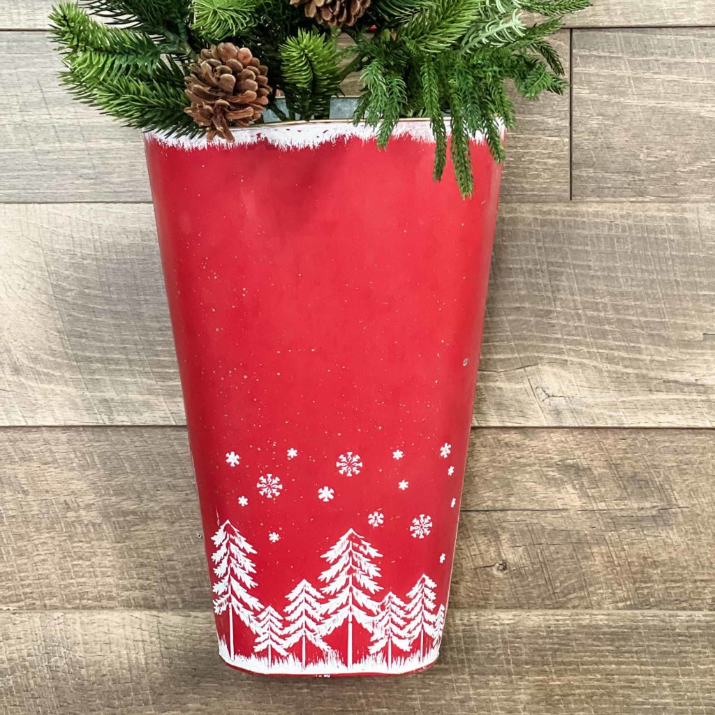 Red & White Tree Wall Pocket - Piper Classics