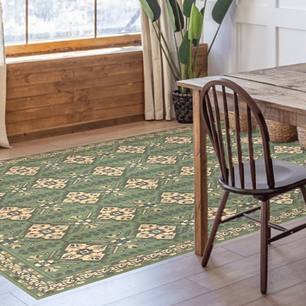 Hamadan - Yakamoz Vinyl Floor Cloths - Piper Classics