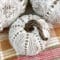 White & Tan Beaded Rib Pumpkin - Small - Piper Classics