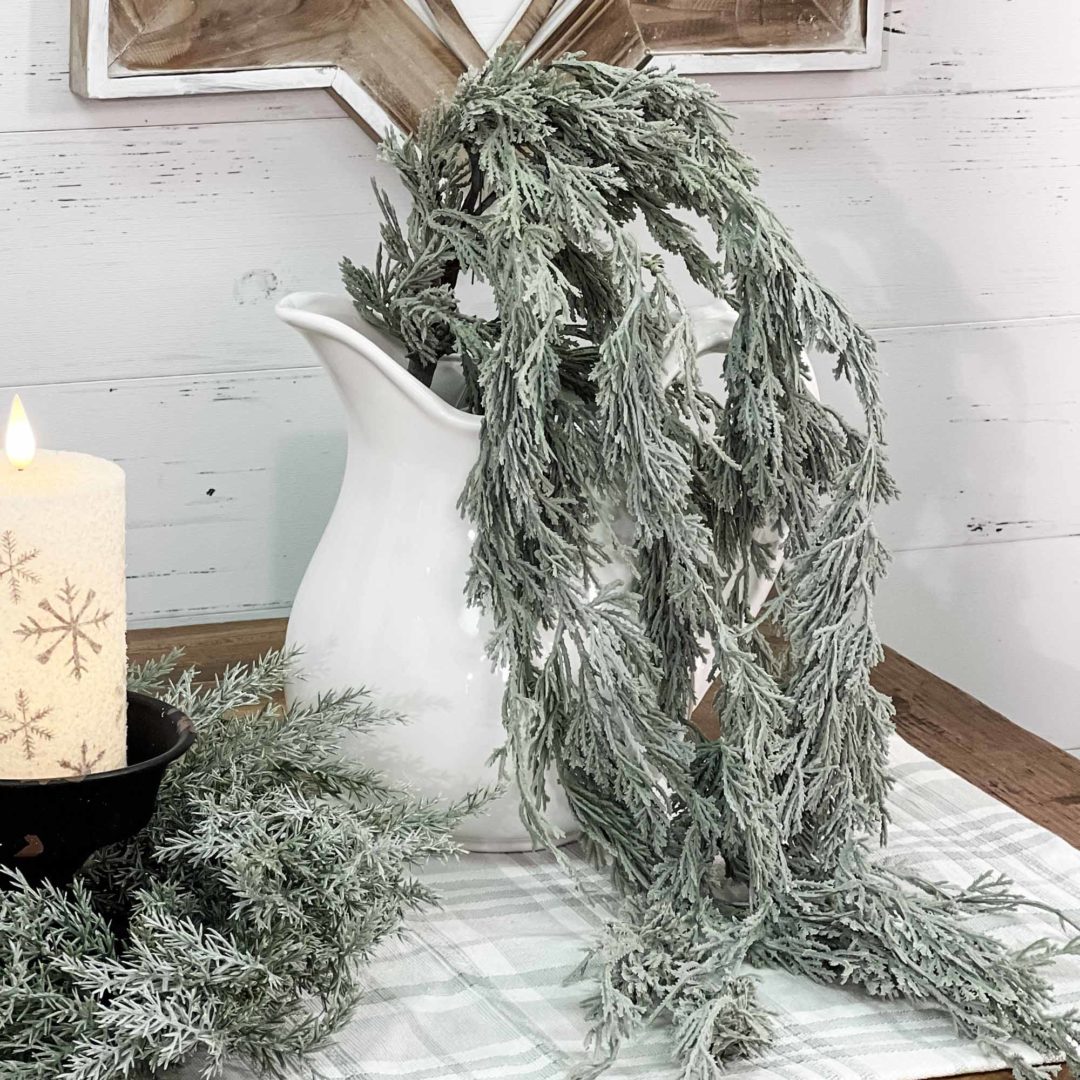 Frosted Cedar Swag - Piper Classics