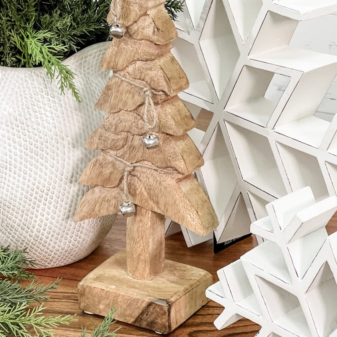 Carved Mango Wood Tree w/ Bells - Piper Classics