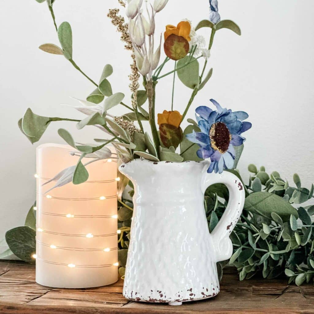 4" Small White Pitcher - Piper Classics