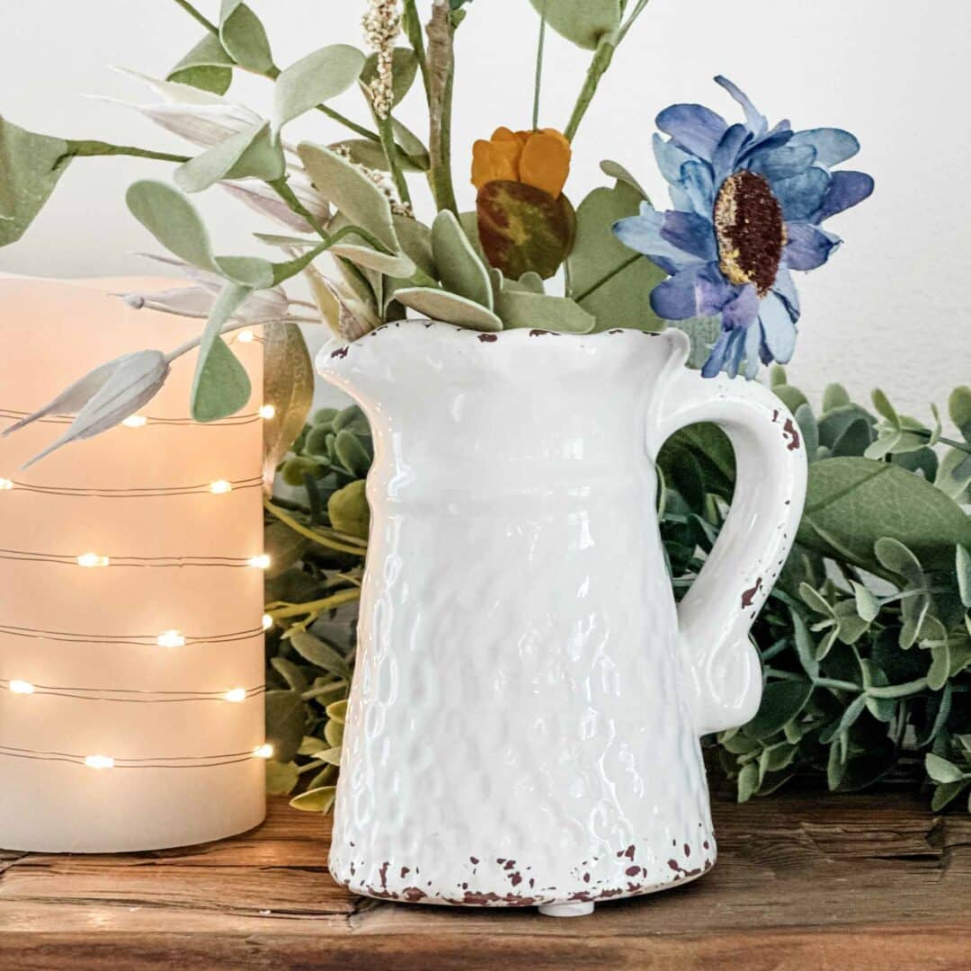 4" Small White Pitcher - Piper Classics