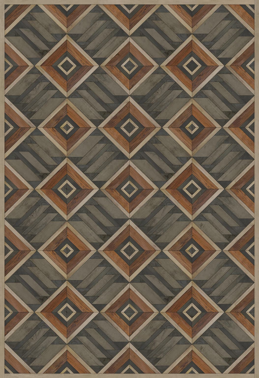 Yukon - Cassiar Vinyl Floor Cloths - Piper Classics