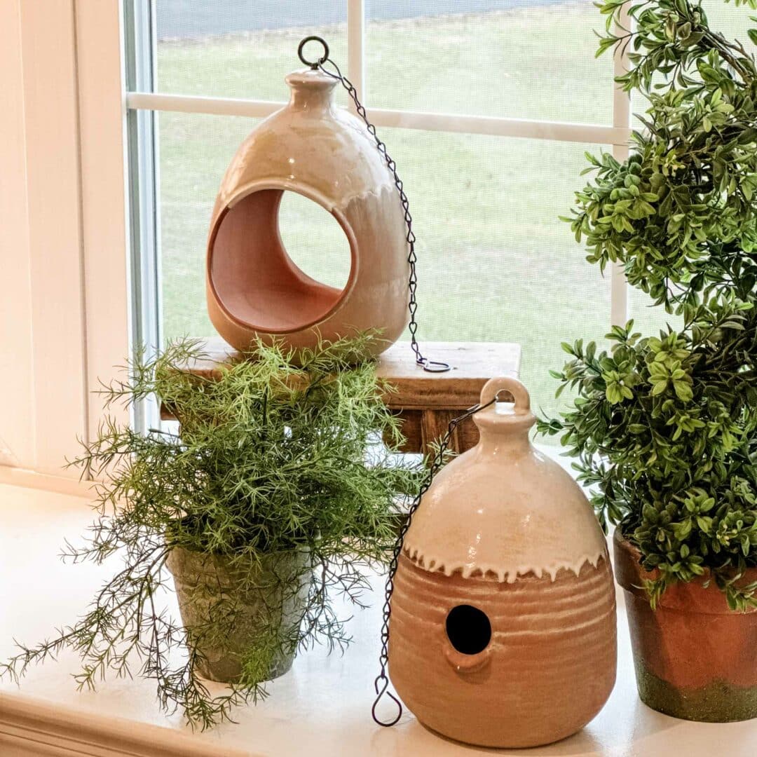 Pueblo Terracotta Hanging Bird Feeder - Piper Classics