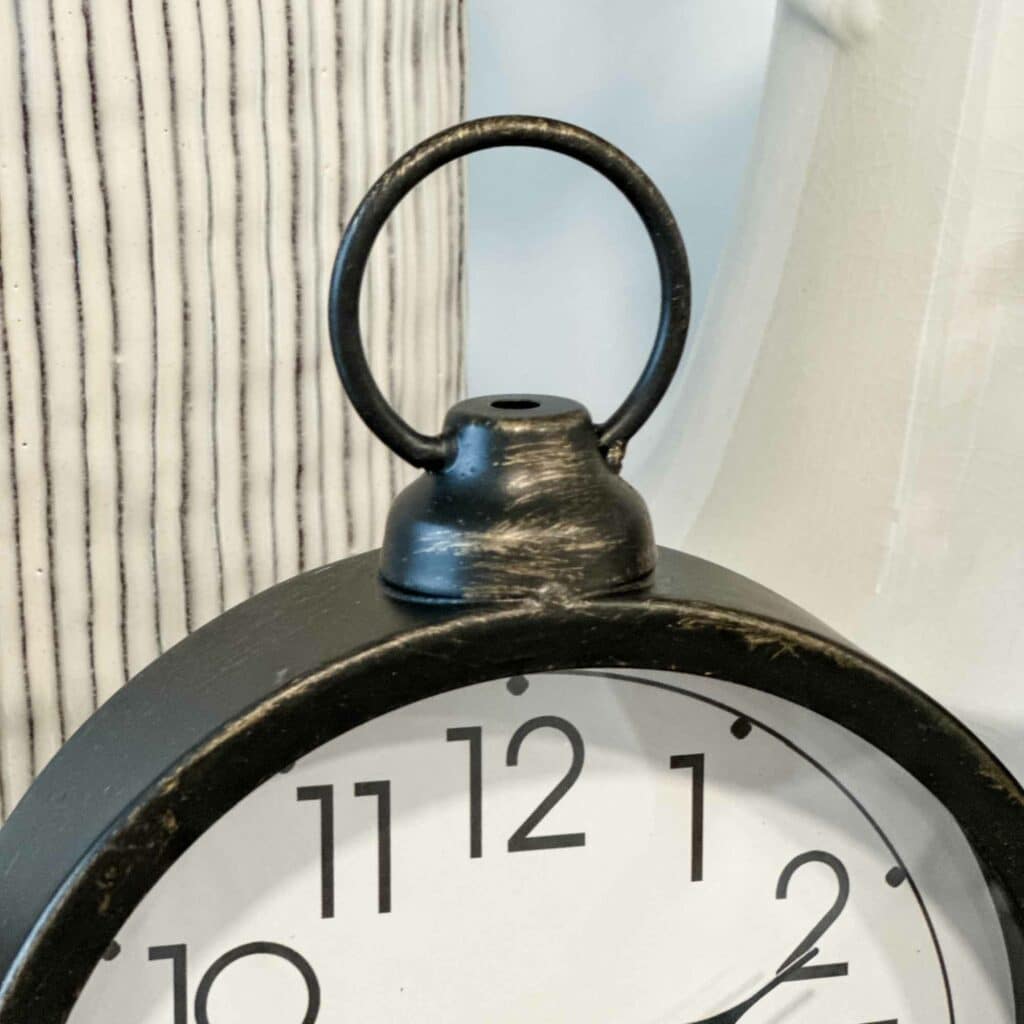 Vintage Metal Desk Clock - Piper Classics