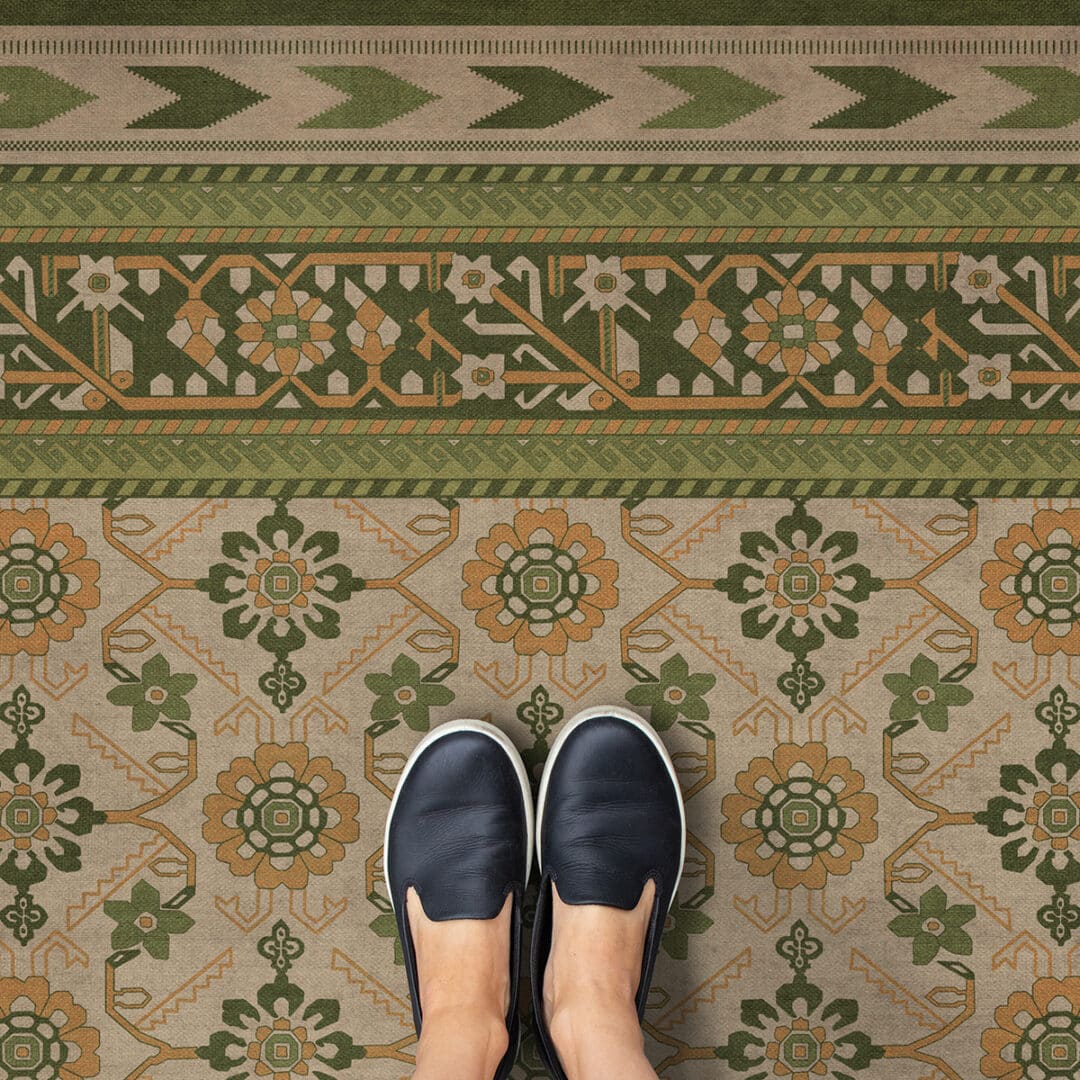 Balouch - Sabzal Vinyl Floor Cloths - Piper Classics