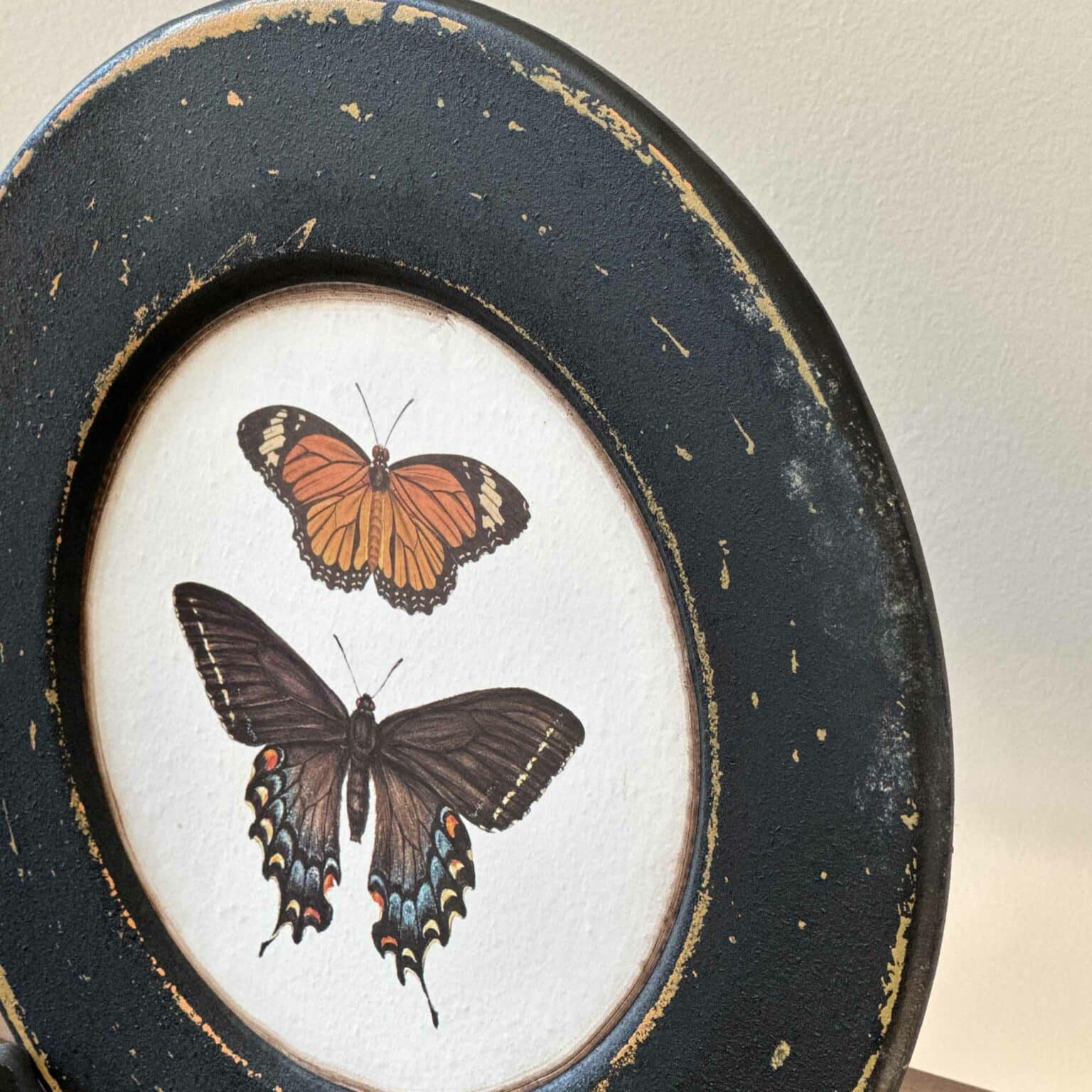 Butterfly Wooden Hanging Plates - Set/3 Assorted - Piper Classics