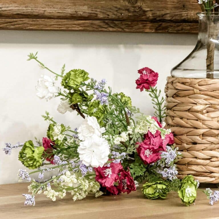 White & Purple Flower Pick - Piper Classics