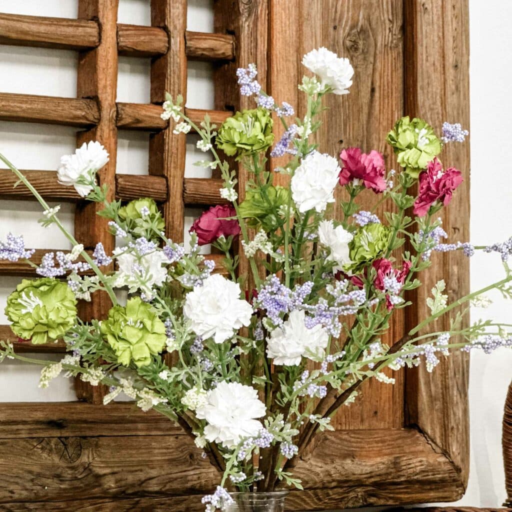 White & Purple Flower Pick - Piper Classics