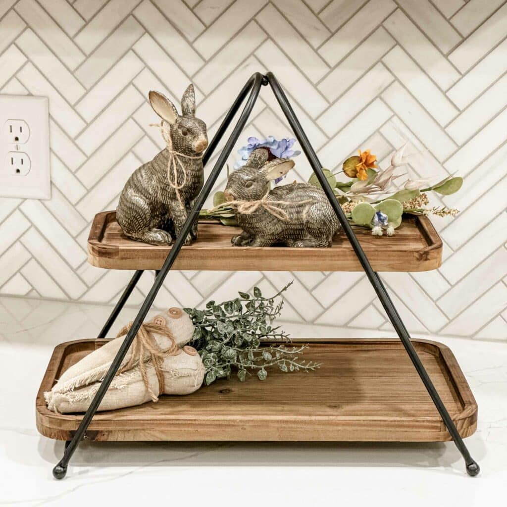 Bronze Hatch Mark Bunnies - Set/2 - Piper Classics