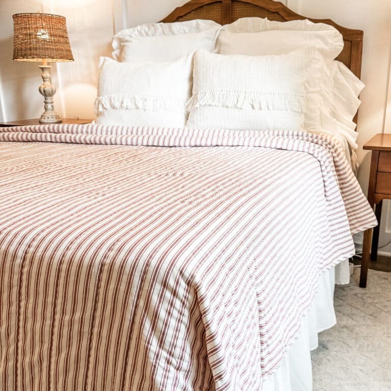 Timeless Ticking Red Quilts - Piper Classics