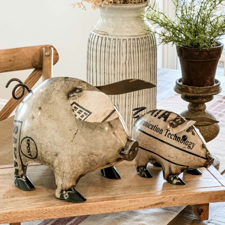 Metal Large Pig - Piper Classics