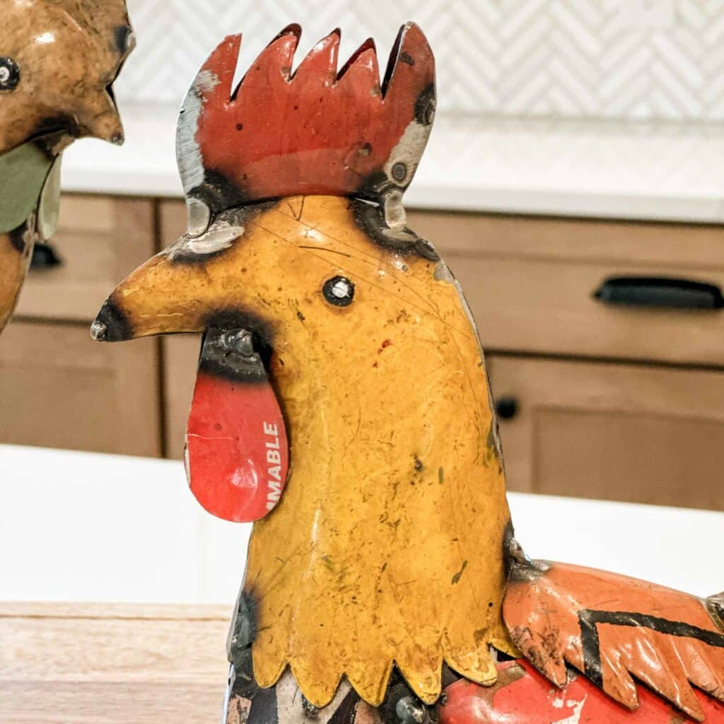 Metal Small Rooster - Piper Classics