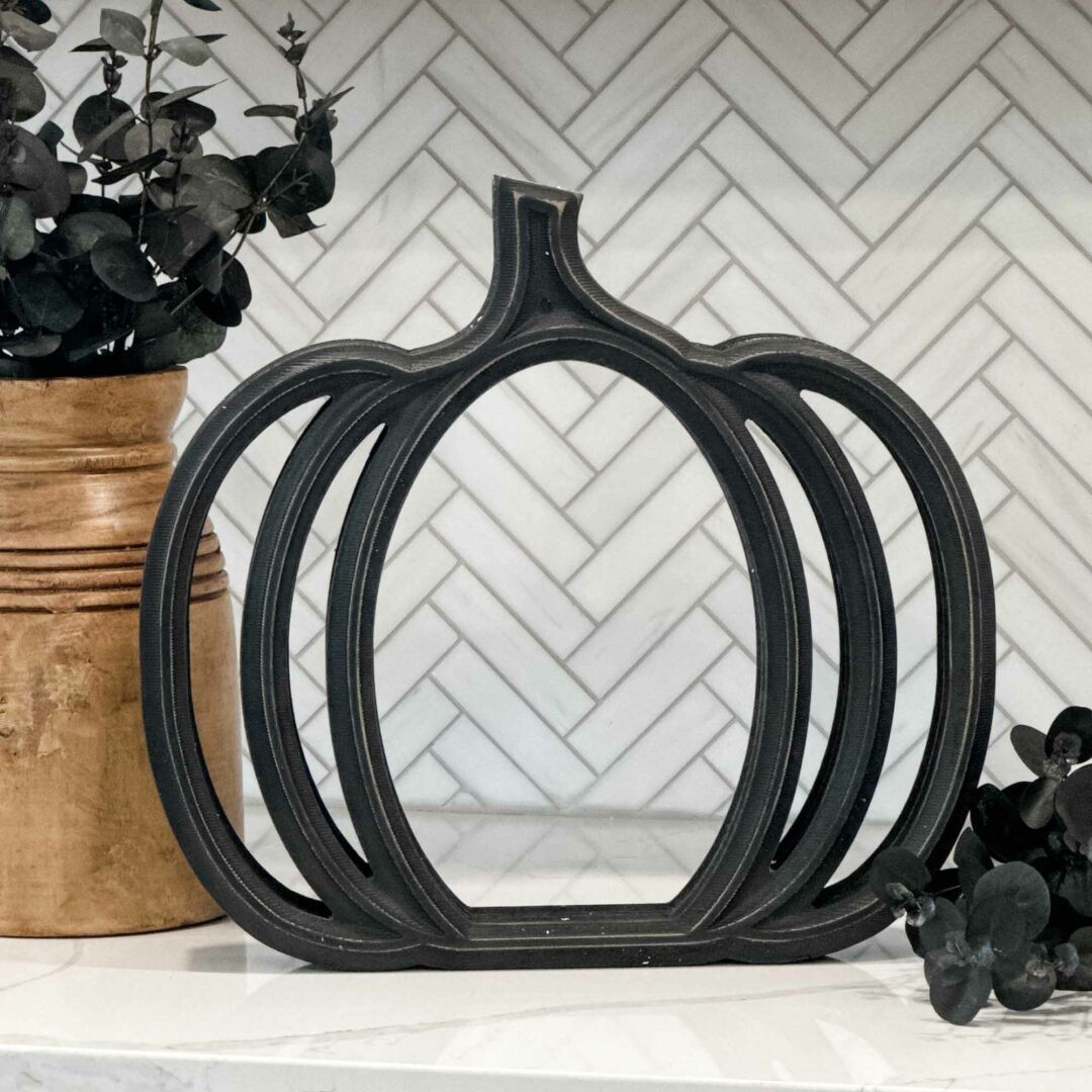 Black Cutout Pumpkin Frame - Piper Classics