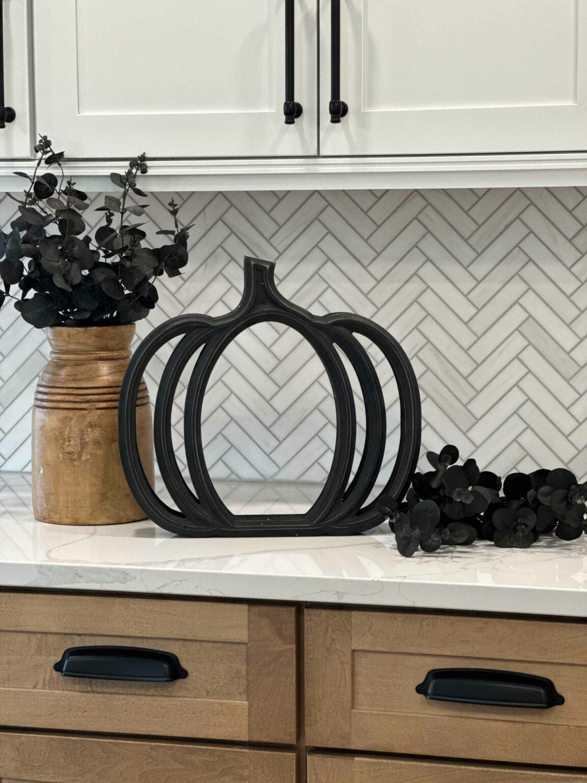 Black Cutout Pumpkin Frame - Piper Classics