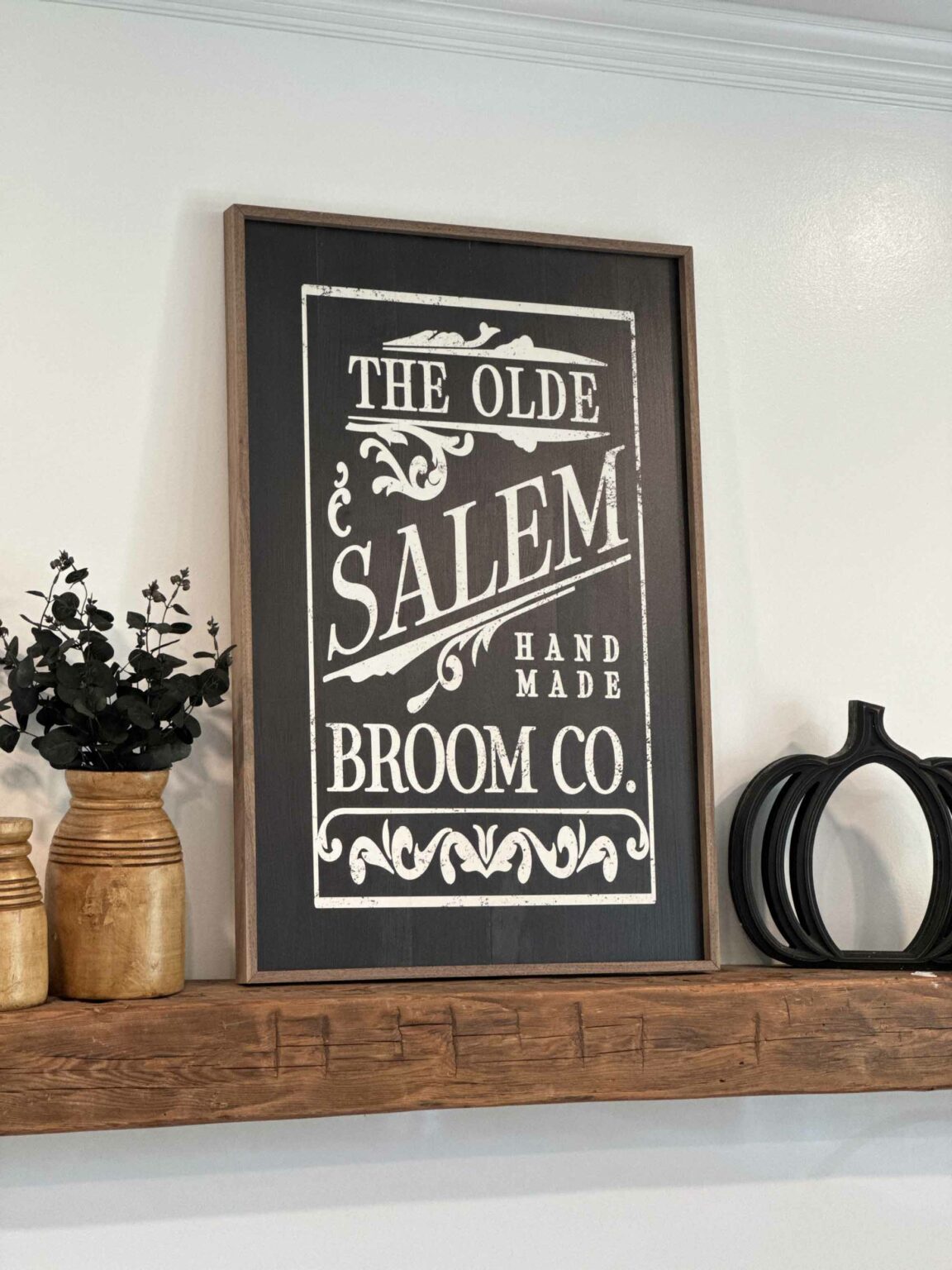 Black Cutout Pumpkin Frame - Piper Classics