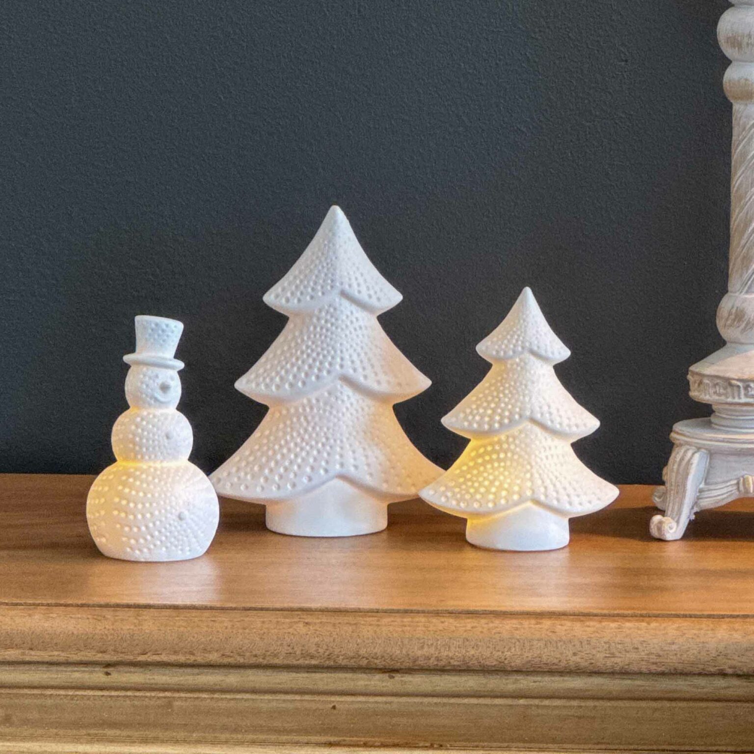 Porcelain Trees w/ Lights - Set/2 - Piper Classics