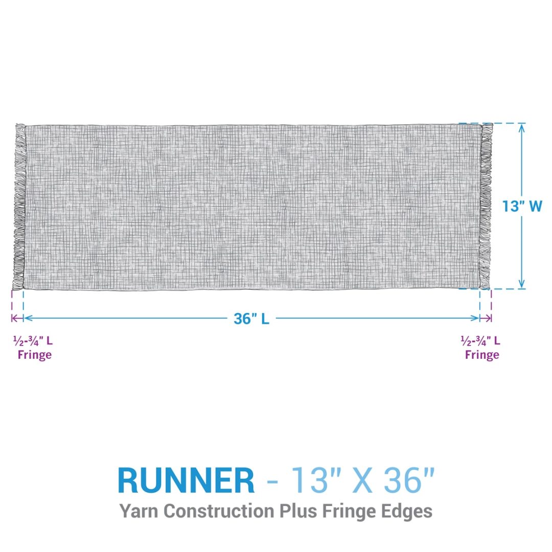 Wicklow Natural Table Runner - 36" - Piper Classics