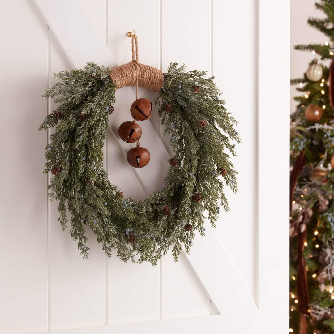 Pine Wreath w/ Bells - Piper Classics