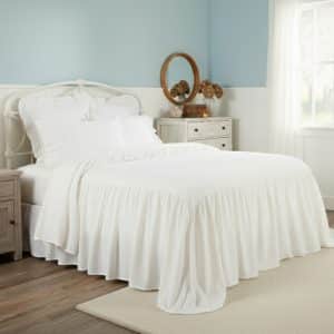 Elizabeth Ruffled Bedspread - Queen | Elizabeth Collection